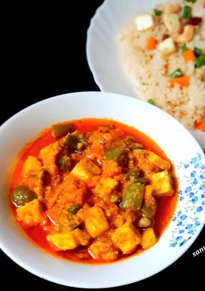 Goan Style Veg Paneer Xacuti Recipe by Sanuber Ashrafi - Cookpad