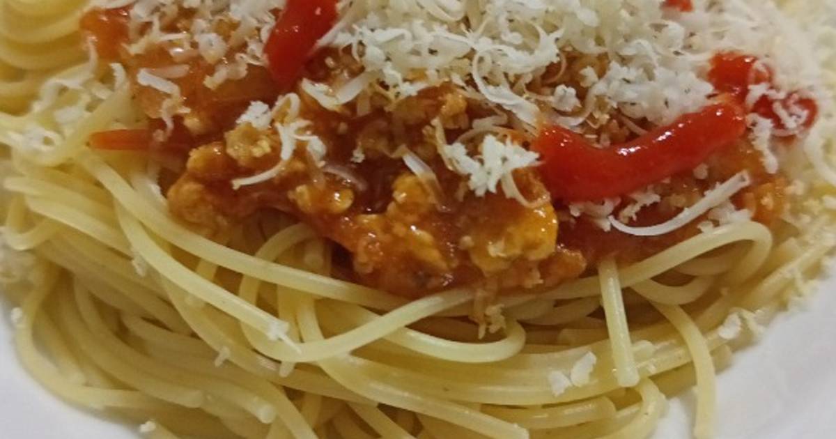 Resep Spaghetti Bolognese Ayam / Chicken Bolognese oleh brachioprince ...