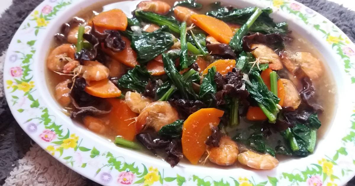 Resep Capcay sayur jamur udang oleh Presella - Cookpad