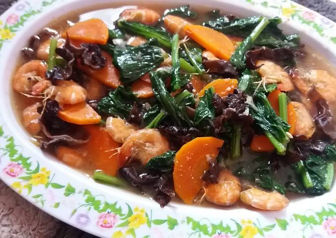 Resep Capcay sayur jamur udang oleh Presella - Cookpad