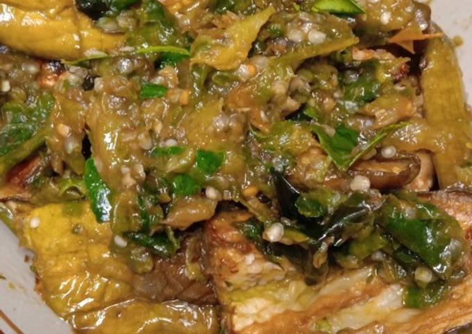 Resep 33. Pecak Terong Cabe Ijo oleh SuryaniInggit - Cookpad