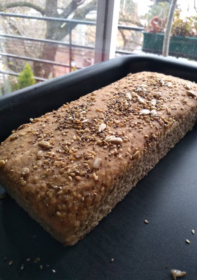 Pan %100 integral Receta de bl0odyenigma- Cookpad