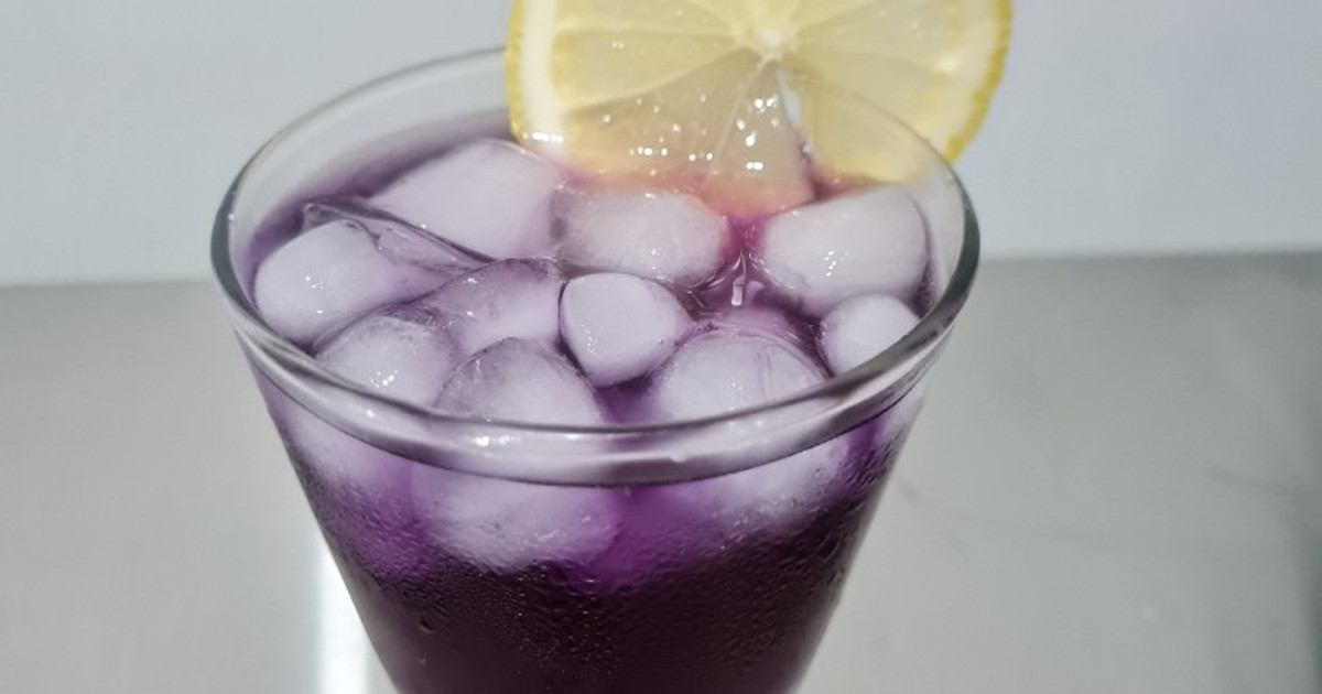 Resep Es Lemon Tea Bunga Telang oleh Seruni Puspa Indah - Cookpad
