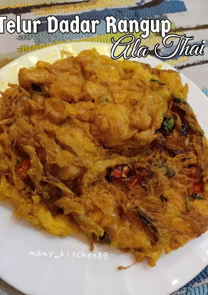 Resipi Telur Dadar Crispy Ala Thai oleh mamy_kitchen89 - Cookpad