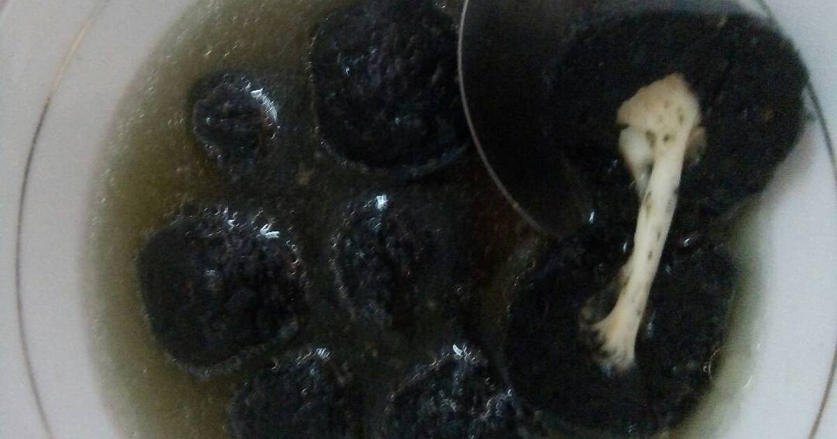 Resep Bakso keju hitam (pakai daging ikan tenggiri) oleh Astrid Anjany ...
