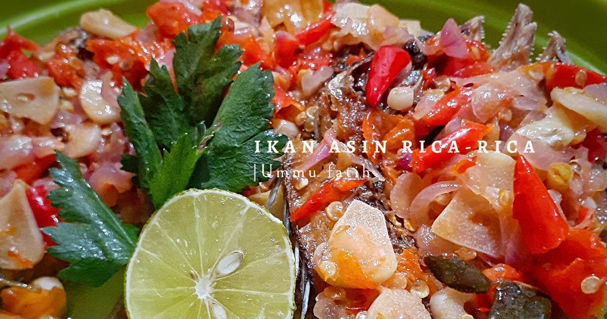 Resep Ikan asin rica-rica oleh Ainun Jariyah Hidayat - Cookpad