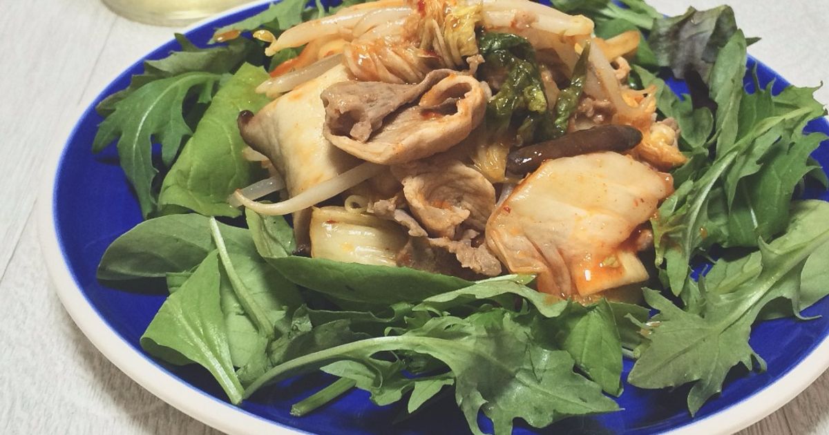 Pork&Kimuchi Butakimuchi Recipe By Candlesuzuki