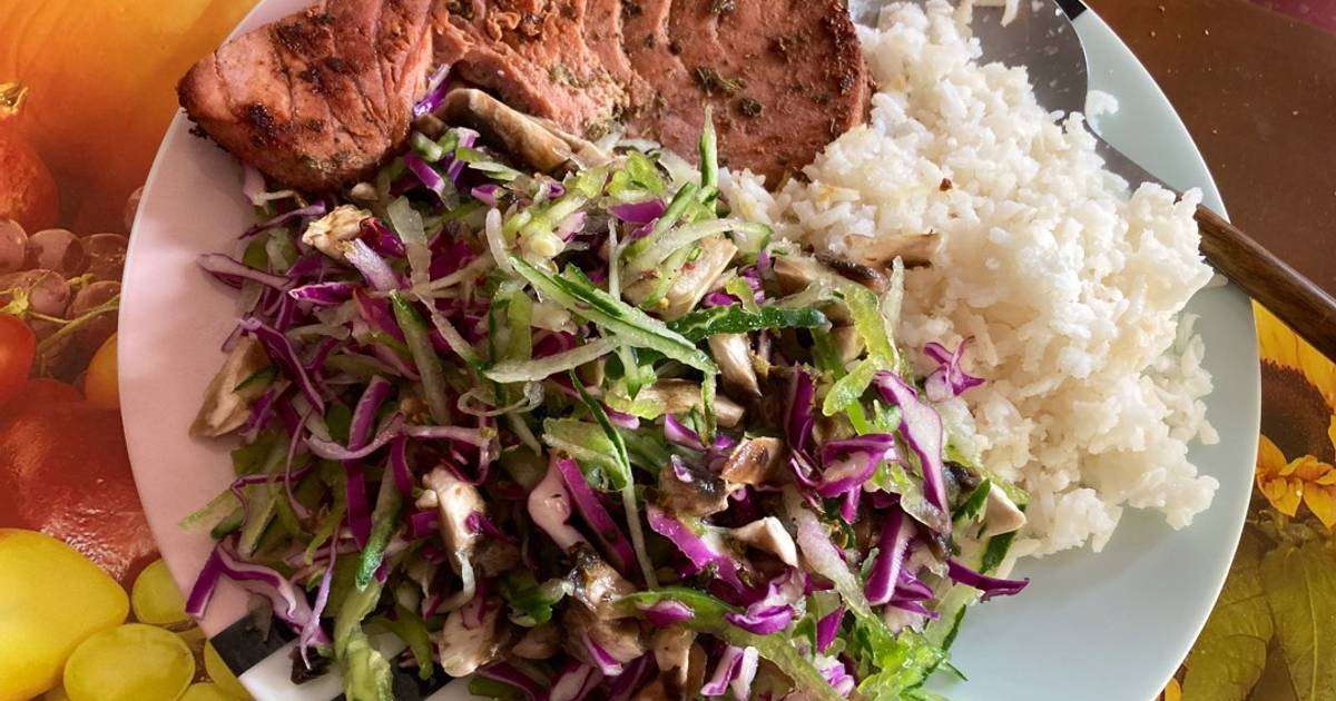 Ensalada de pepino y repollo - 145 recetas caseras- Cookpad