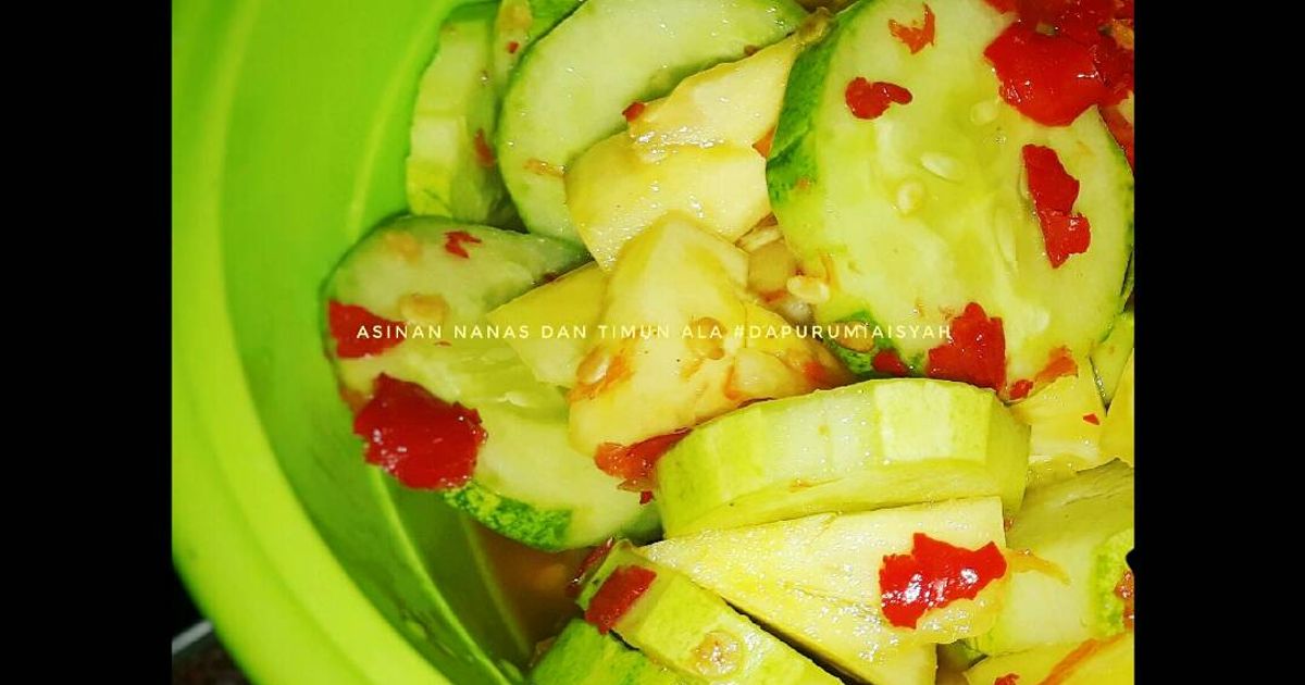 Resep Asinan Buah (Nanas+Timun) oleh Dapur Umi Aisyah 🌸 - Cookpad