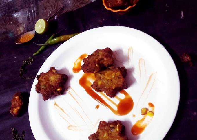 Soya sweet corn masala kebabs Recipe by Shivani gori - Cookpad