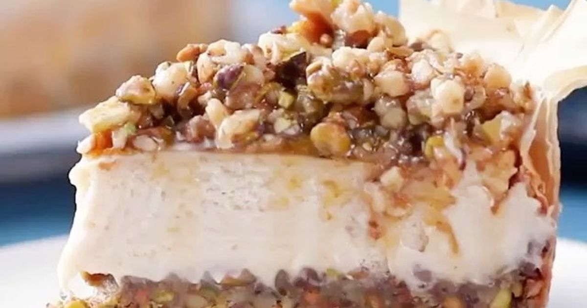 чизкейк пахлава - покроковий рецепт з фото. Автор рецепта Фатима Совмиз ...