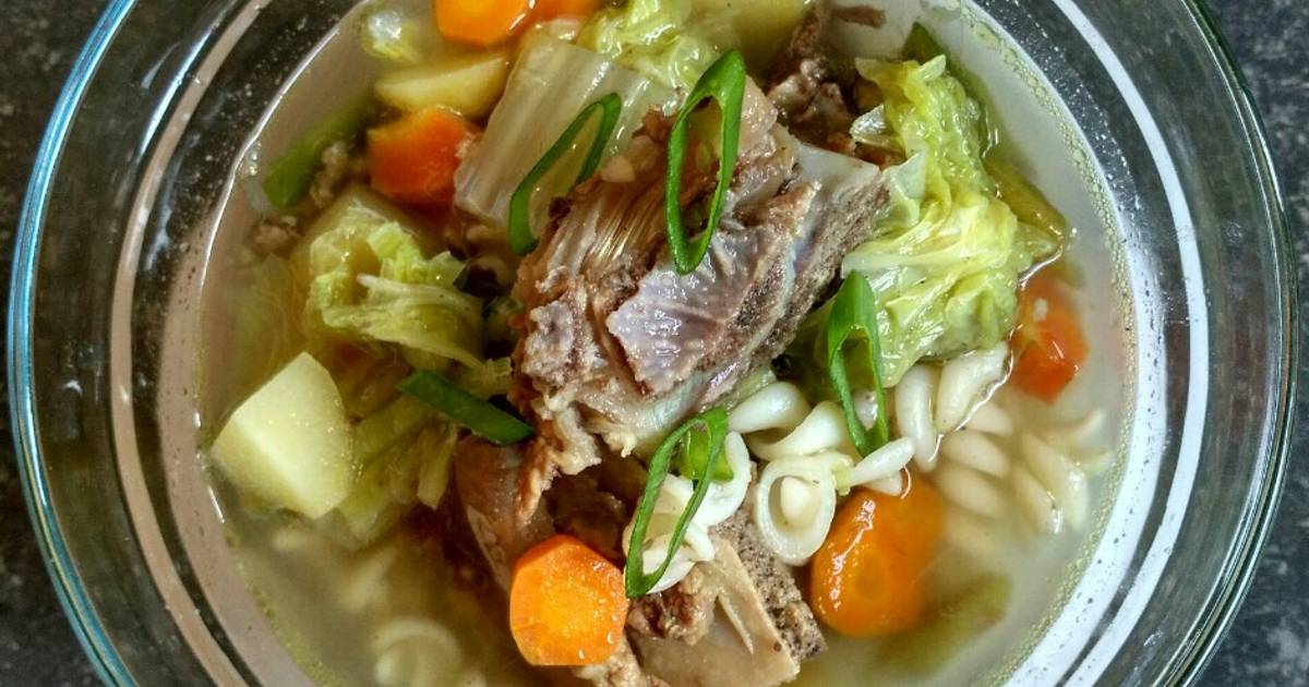 129 resep sop makaroni balungan enak dan mudah - Cookpad