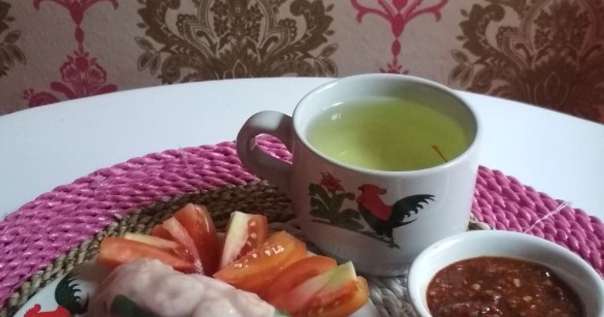 Resep Spring Roll Kukus Sayur Udang Sehat oleh Tasha Raditya - Cookpad