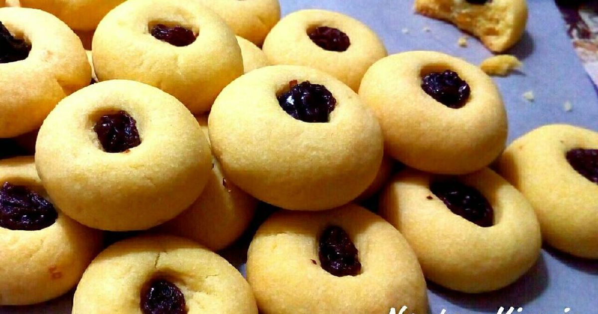Resep Nastar Kismis / Raisin Cookies (No Mixer) oleh Ribka Arini - Cookpad