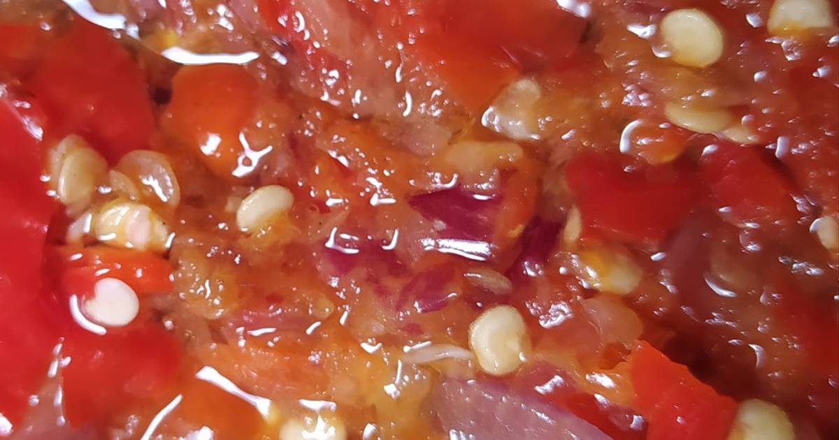 Resep Sambal Goang / Sambal 3 bahan (Sambal Simple) oleh Ira fahira ...
