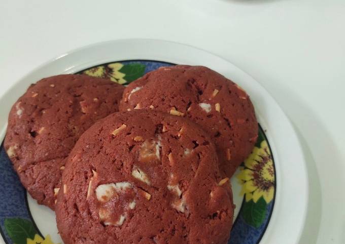 Resep Red Velvet Soft Cookies oleh UmSu - Cookpad