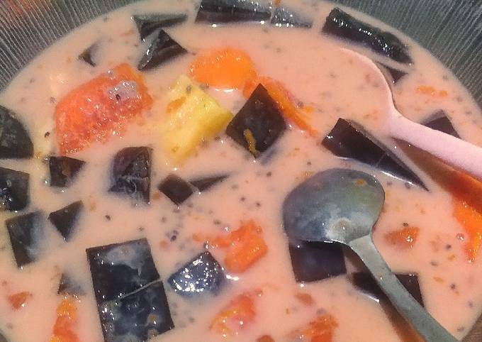 Resep Es pepaya campur oleh Saluna Mahira - Cookpad