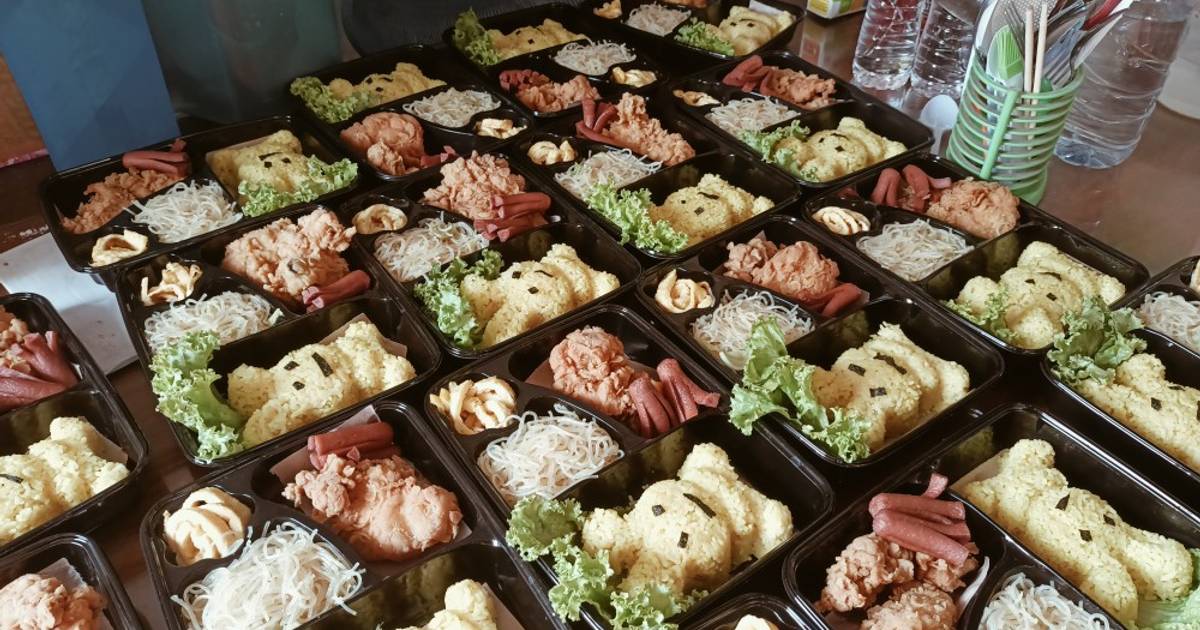 Resep Nasi Bento Ulang tahun Anak oleh Moms Ria - Cookpad