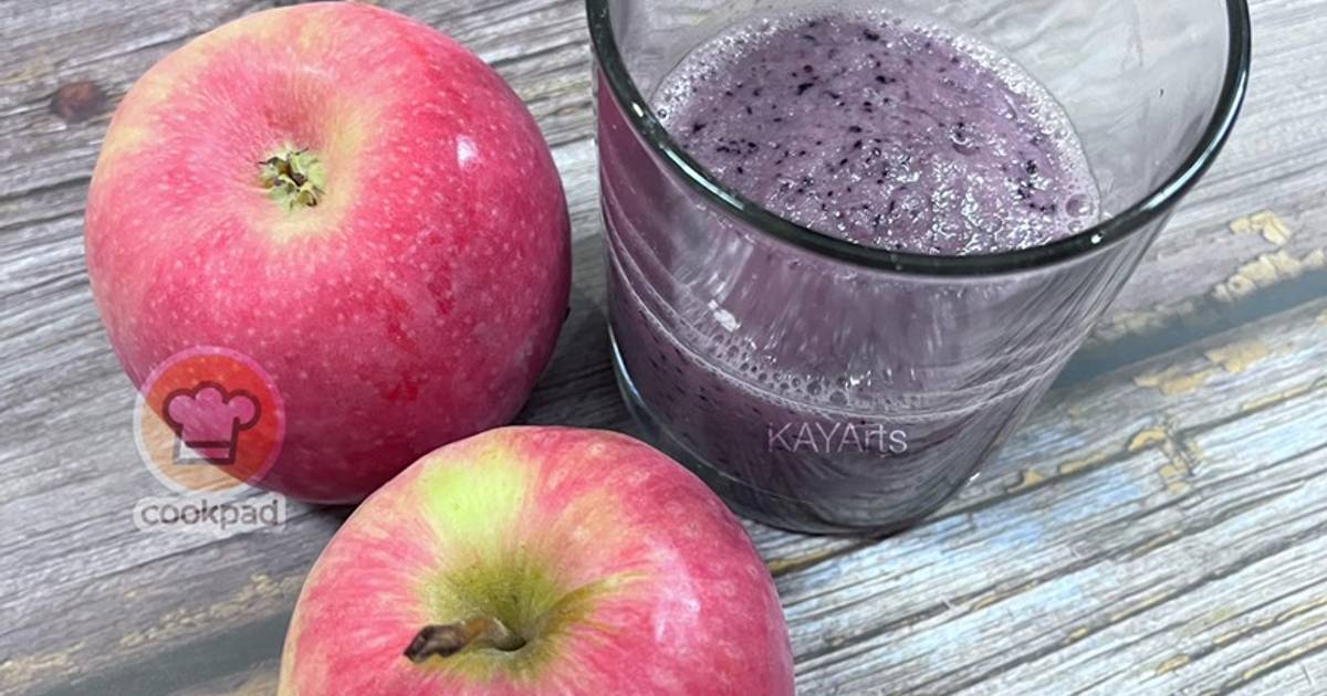 Resipi Puri Epal Beri Biru oleh MaRulez Arif - Cookpad