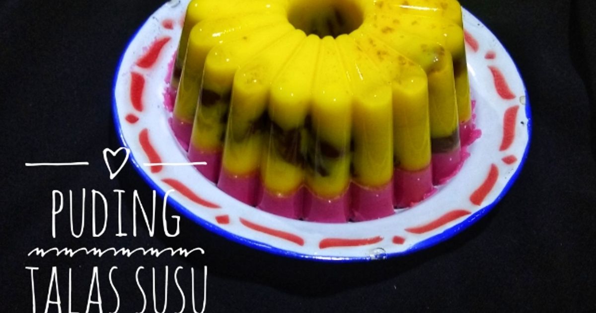 Resep Puding Talas Susu Lapis Biscuit oleh Anto - Cookpad
