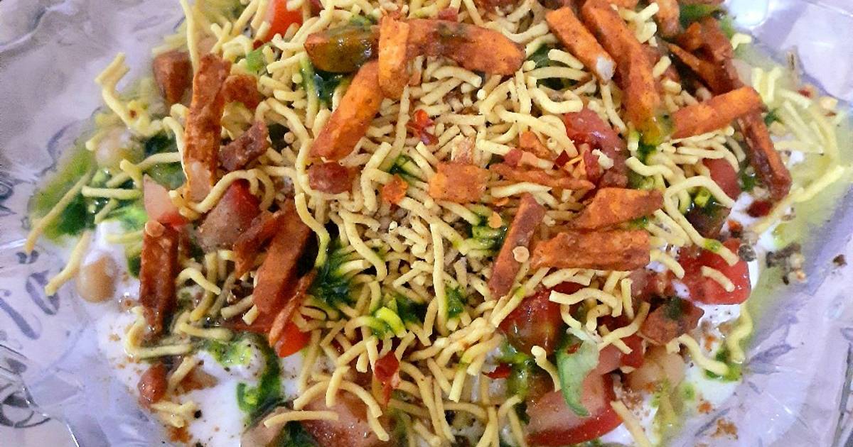 Karachi ki famous sev chaat Recipe by AriFa Iqbal - Cookpad