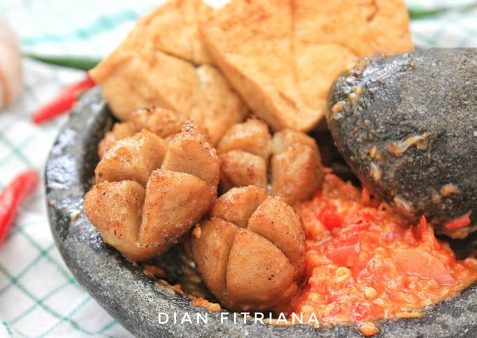 Resep Bakso+Tahu Goreng Penyet Fresh From The Cobek oleh DianFitriana73 ...