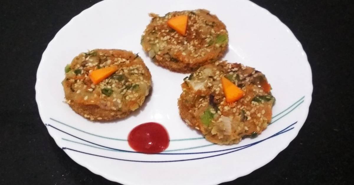 Veg Gold Coin Recipe by Adarsha Mangave - Cookpad