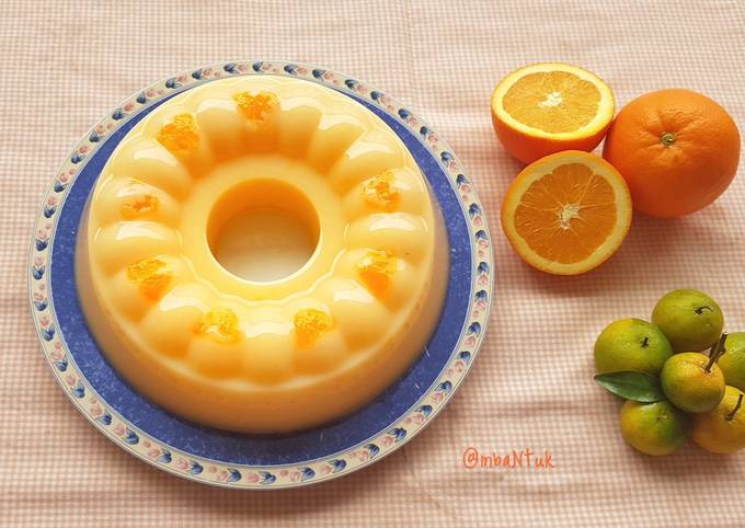 Resep Puding Jeruk Mandarin oleh Tituk SK - Cookpad