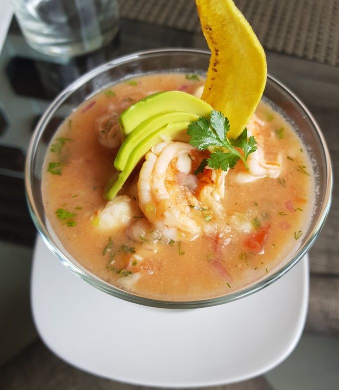 Ceviche Ecuatoriano Mixto