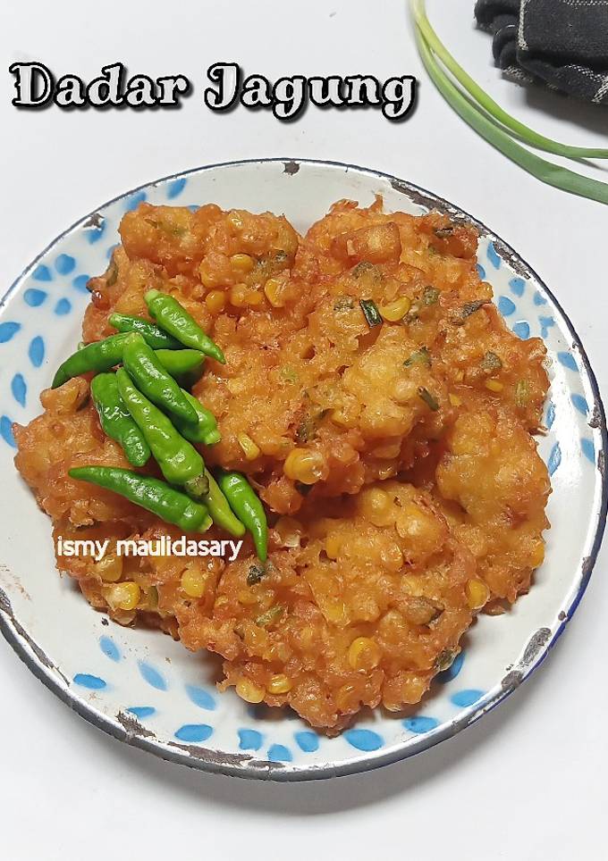 Resep Dadar Jagung (Renyah, tanpa telur) oleh Ismy Maulidasary - Cookpad