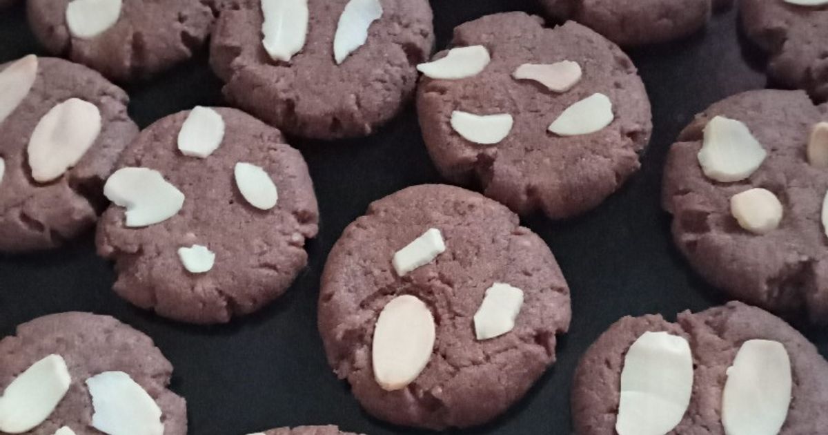 Resep Choco Cookies Almond Drink Beng Beng oleh Rafani Rozaq - Cookpad