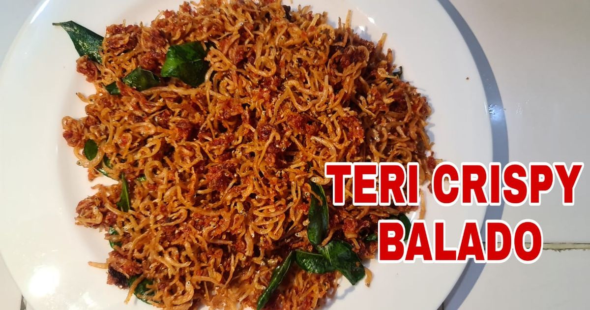Resep Ikan Teri Crispy Balado oleh dr.Apriyani Tan - Cookpad