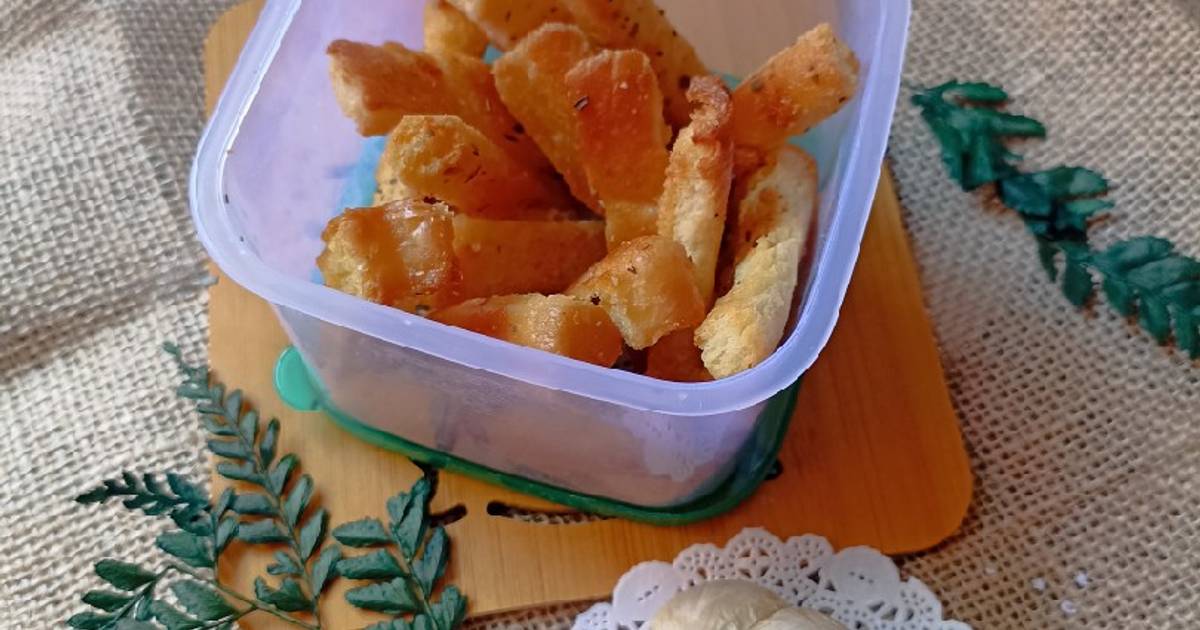 32 resep stik pinggiran roti tawar enak dan mudah - Cookpad