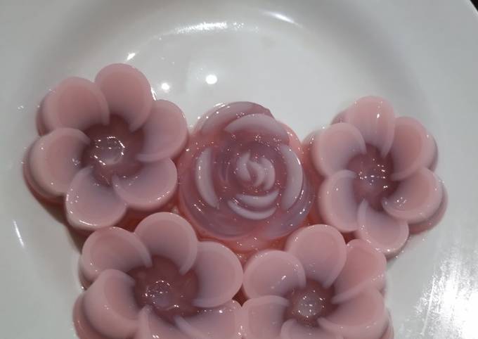 Resep Jelly Agar-agar Bunga oleh Indah 'Pawon Zie' - Cookpad