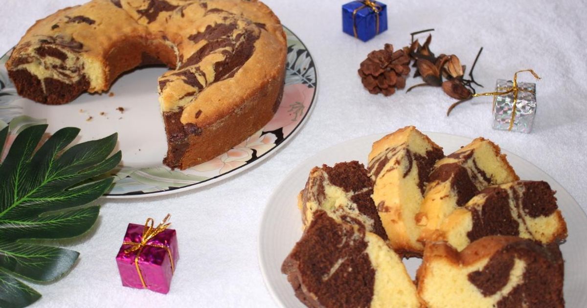 Resep Marble Cake oleh diana gerald - Cookpad