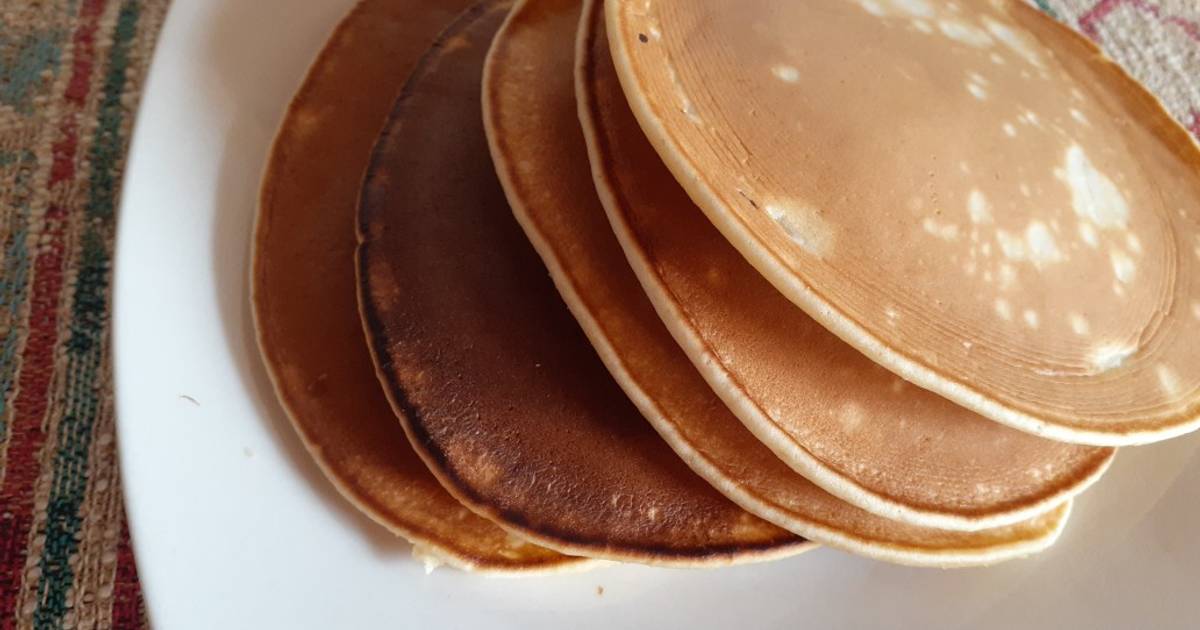Hot cakes o panqueques americanos Receta de Mabiii Alvarez- Cookpad