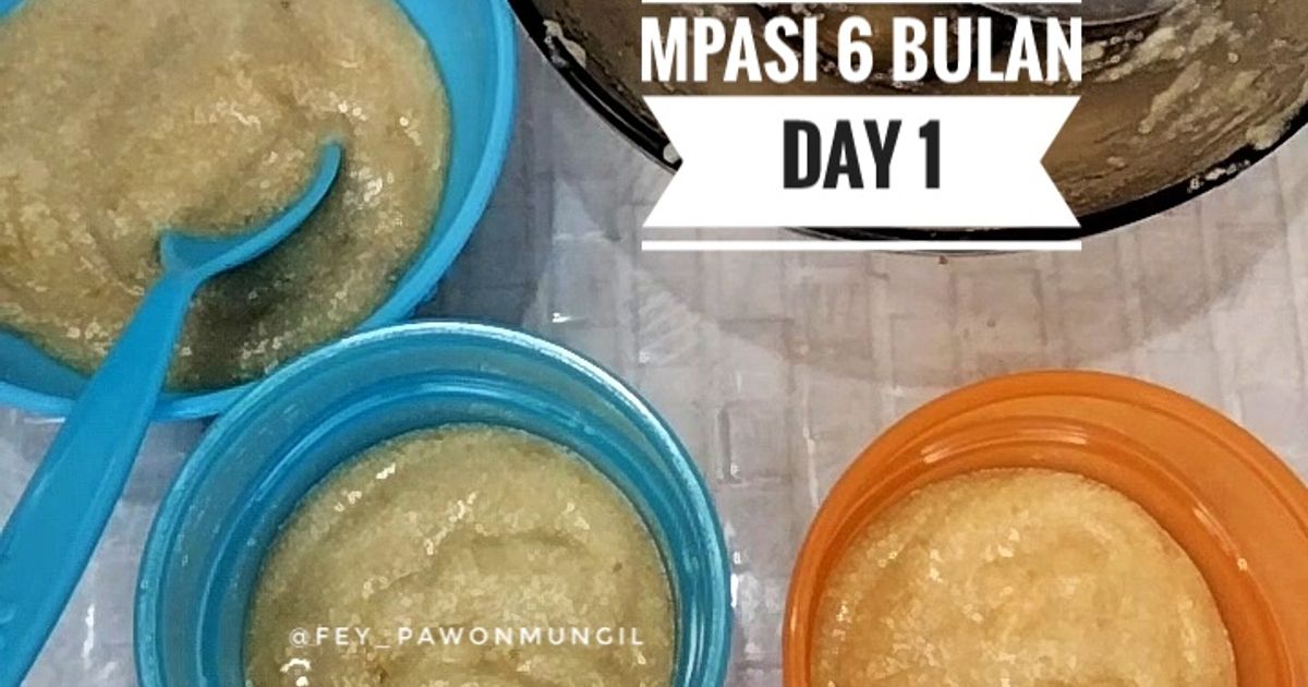 Resep MPASI 6 bulan praktis & bergizi: Nutrisi lengkap untuk bayi