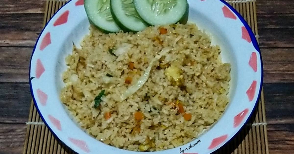 Resep Nasi Goreng Praktis Bumbu Instant oleh nidarudi - Cookpad