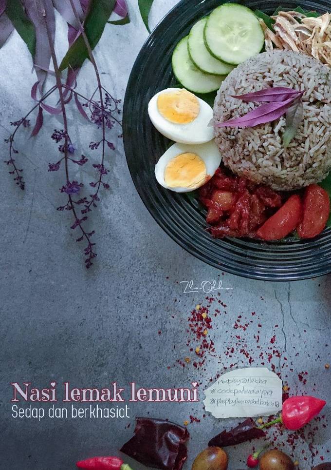 Resipi Nasi lemak lemuni #phopbylinimohd #batch18 oleh Zleq Kha - Cookpad