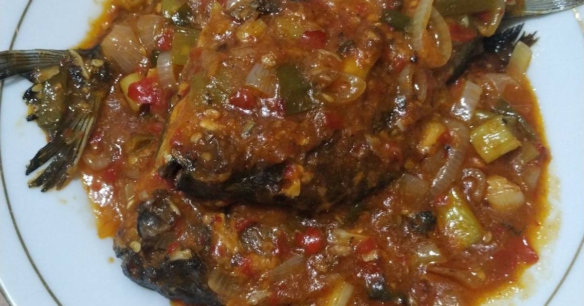 17 resep ikan bawal saos padang enak dan mudah - Cookpad