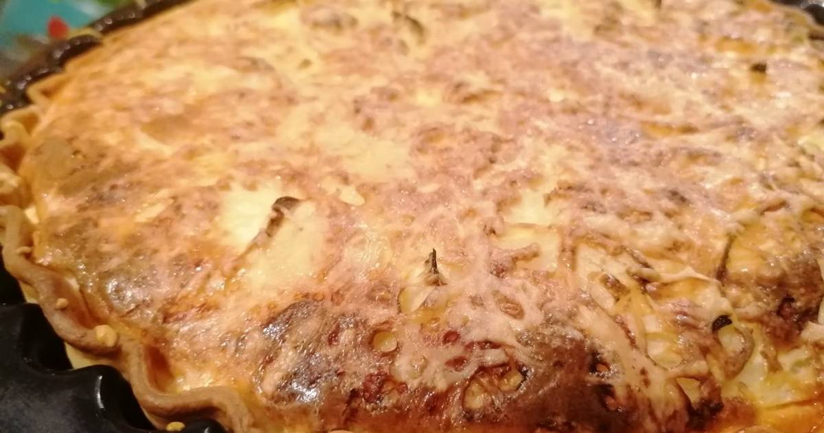 Tarte oignons chorizo de Fanny de Alexis Leroux - Cookpad