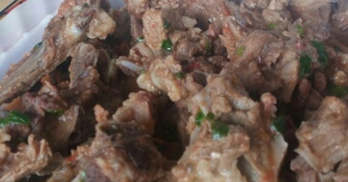 Fried Goat Meat Recipe by Shannon A - Cookpad