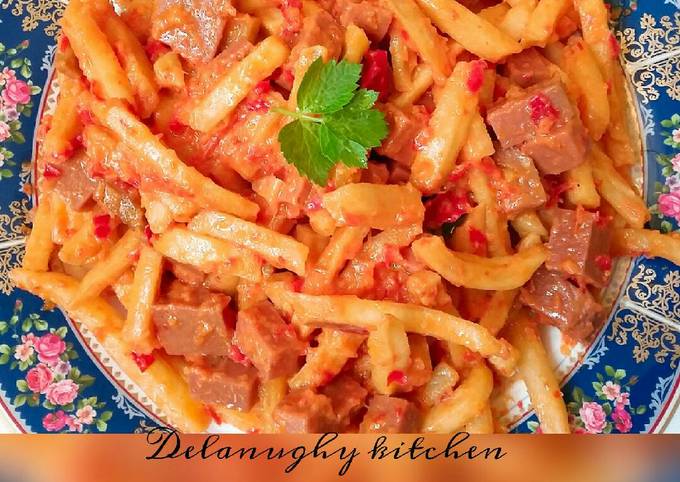 Resep Kentang sosis balado oleh Delanughy (Nugrah"nunu"waty) - Cookpad