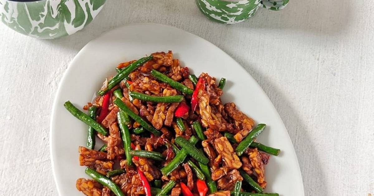 Resep Tempe Orek Kacang Panjang oleh Hety Priscilla - Cookpad