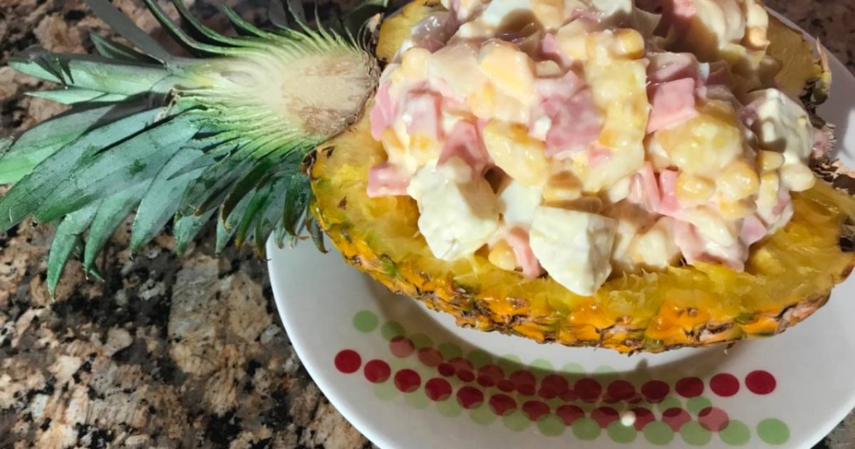 Ensalada de piña jamon - 92 recetas caseras- Cookpad