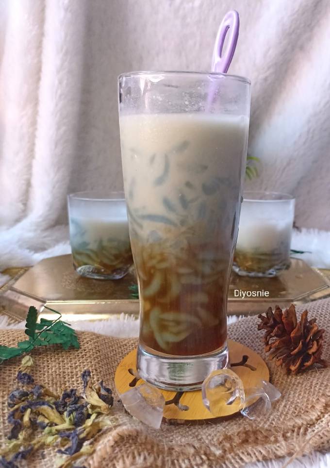 Resep Es Cendol Bunga Telang #152 oleh DiYos Nie - Cookpad