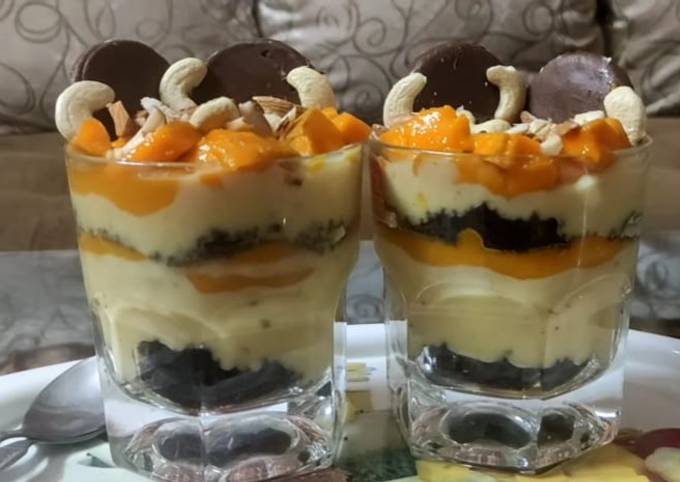 Mango Oreo Delight Recipe by Ranjana Gupta - Cookpad