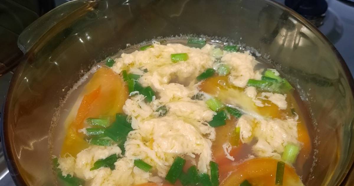 Resep TANG HUA TANG (SUP TOMAT TELUR ala Chinese) - halal 100% 😁👍 oleh ...