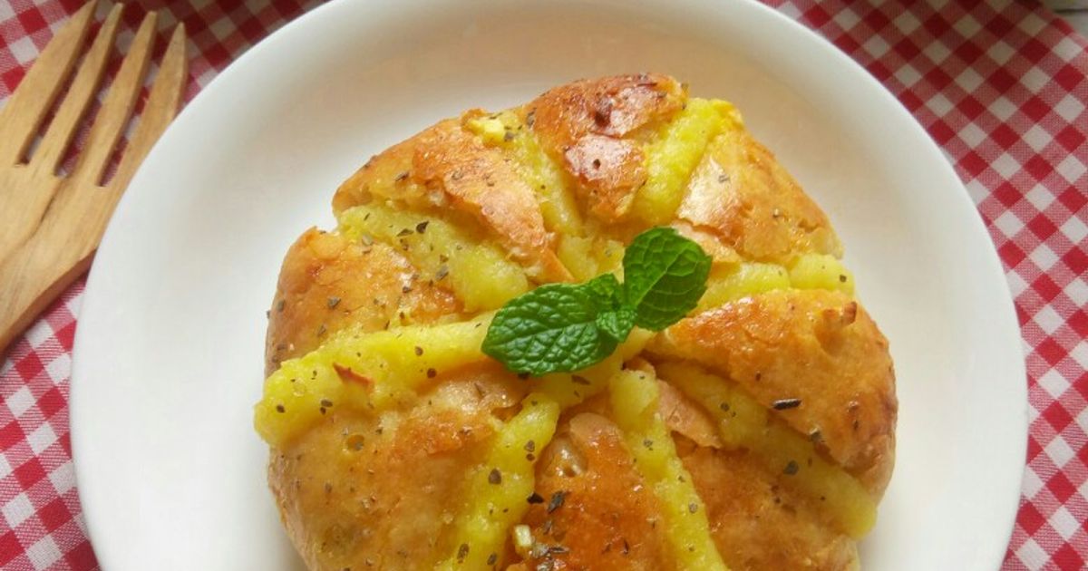 Resep Korean Garlic Bread With Cheese Bechamel (No Ulen,No Mixer) oleh ...