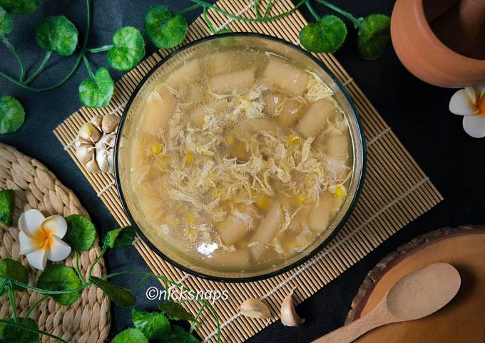 Resep Sup Kepiting Jagung Asparagus oleh Enik Sulistyawati - Cookpad